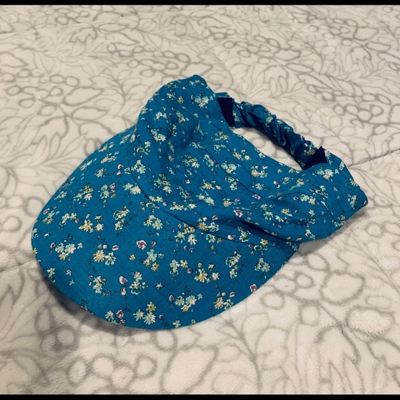 Accessories | Floral Visor Hat | Poshmark